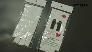 polyester white nail gloves professional anti uv compatible with gel nail lamp