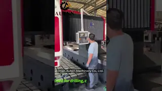 5300x3400x2700mm overall size cnc plate drilling milling machine 40mm max drilling diameter
