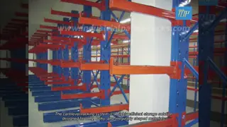 300kg - 1000kg cantilever racking systems for warehouse , customized height