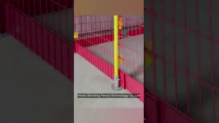 high visibility edge protection fence for building protection