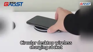 15w fast charging desktop power grommet for conference tables oem