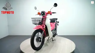 107cc horizontal air-cooled underbone motorcycle with 4-speed semi-automatic transmission and 150kg