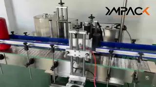 heavy-duty precision fire extinguisher labeling machine with stainless steel chain plate