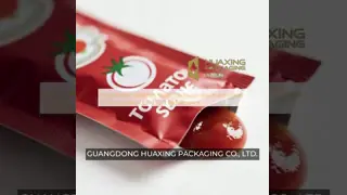 transparent liquid packaging pouch stand up sauce pouch 3 layer flavor protection