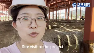steel structure warehouse metal frame building designed for industrial storage with high strength