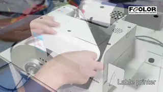 a4 roll to roll inkjet label printer waterproof push button label printing machine