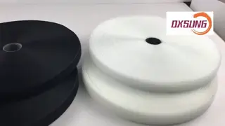 25meters/roll hook and loop tape 100% nylon fastening tape for shoes