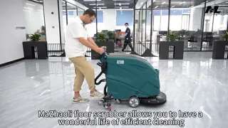 800mm squeegee compact walk behind floor scrubber stripping machine for marble washing