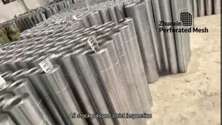 silver decoration architectural perforated metal panels round holeshape