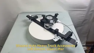 shaanxi auto x3000 m3000 left electric glass lifter with cable pulley transmission 24v dc motor