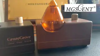 natural beech wood 2600mah lithium battery aroma diffuser machine with cold-air diffusion for 100cbm