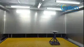 dust free water curtain spray booth baking room for industrial furniture