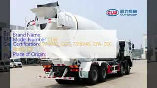 siontruk howo 8x4 12cbm lorry cement mixer truck