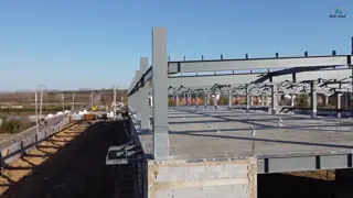 prefabricated steel structure warehouse for logistics q235b q355b
