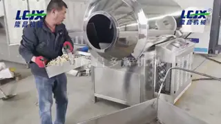 drum automatic roasting machine for nut cashew pistachio hazelnut sunflower seed