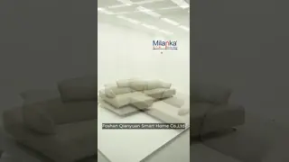 modern italian sectional sofa with sliding seat and reclining comfort