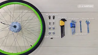 48v locking drum brake hub electronic control locking brake lock for bike