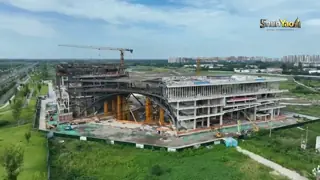 multi storey steel frame building for office retail complexes / urban commercial facilities