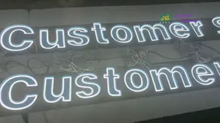 exposed neon channel letter signs outdoor led neon signs custom