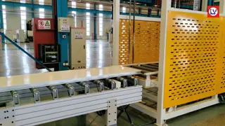 three layer hot press machine for laminating spc to wood 0.5 - 1.3m width