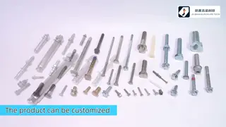 stainless steel l-type foundation bolt m16 with passivation coating for structural engineering