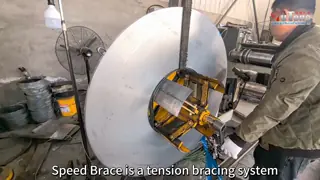 galvanized steel speed brace for roof and wall support in 4-6m length