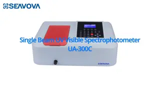 single beam uv vis visible spectrophotometer ua-300c with 2nm bandwidth and 190-1100nm wavelength