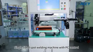 automatic single sided 10000a transistor 18650 21700 26650 32700 battery pack spot welding machine