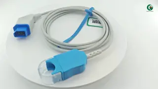 compatible nihon kohden 14 pin spo2 extension cable to nihon kohden db9 2m