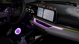 geely bin yue vehicle specific ambient led interior light seven piece upgrade kit