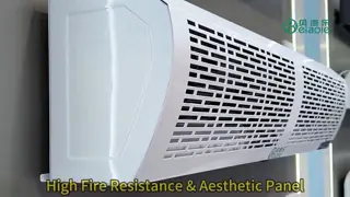commercial indoor air curtain 220v 160w 9-11m/s with remote control