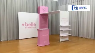 10x10ft aluminum tension fabric shelf display portable advertising promotion exhibition trade show
