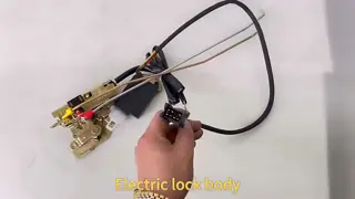 electric lock body dz14251340012 for heavy shacx3000, m3000s  howo truck body parts