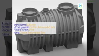 custom roto molding water storage tank for agricultural transport / industrial liquid storage