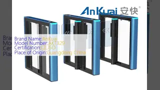 free passage when power-off swing barrier turnstile with temperature