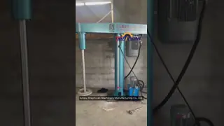 mechanical lifting high speed dispersion machine / safety & durability paint disperser mixer