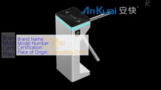 rs485 communication enabled tripod turnstile gate featuring passing speed of 40 person per minute
