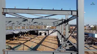 lightweight steel frame prefab warehouse q235b q355b material