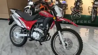 brazil 150cc off road touring motorcycle with high temp paint muffler easy handling