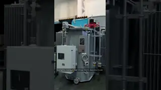 power three phase oil immersed transformer 110kv 320mva capacity