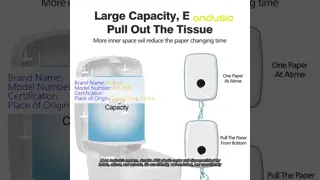 wall mounted transparent bottle soap dispenser 140*79*237mm for home and hotel