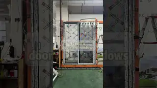 australian standard 100 series thermally broken sliding door with soundproof, thermal insulation & s
