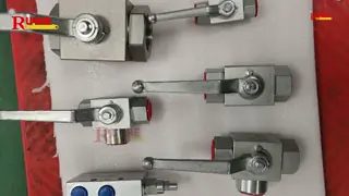 hydraulic 3 way high pressure ball valve khb3k-g1 for marine hydraulic system