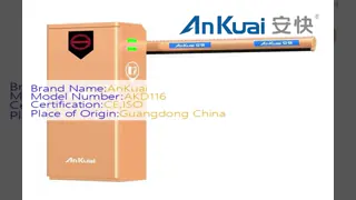 remotor control 2 pcs automatic boom barrier offering working speed 1.8s 3s 6s designed for parking