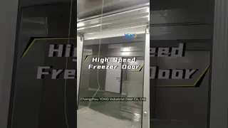 low temperature high speed freezer doors industrial for food factory