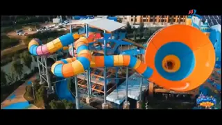 water slide water amusement park equipment aqua park playground with slides