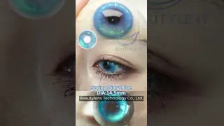 spring diary blue 14.5mm diameter daily disposable lenses with high moisture content