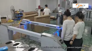 a/b turnstile gate access control anti tailgating anti pinch for unattended entry
