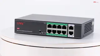 10 port 10/100m poe switch 30w per port for reliable network connectivity