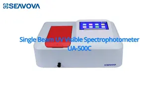 single beam uv vis visible spectrophotometer ua-500c with 2nm bandwidth and 190-1100nm wavelength